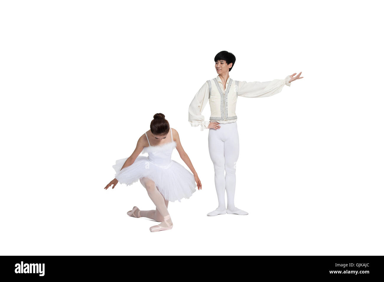 Double ballet studio shot Stock Photo - Alamy