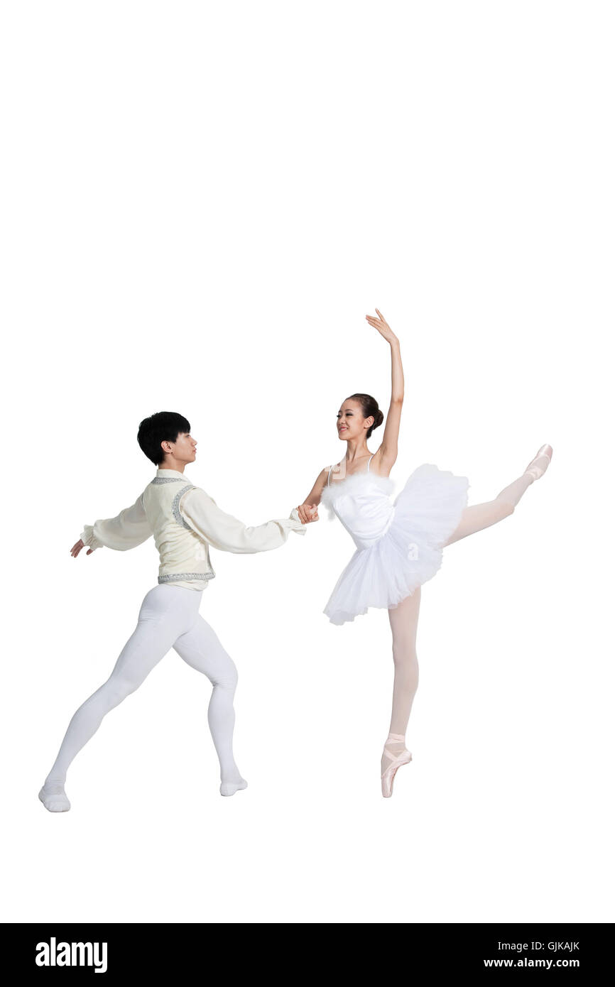Double ballet studio shot Stock Photo - Alamy