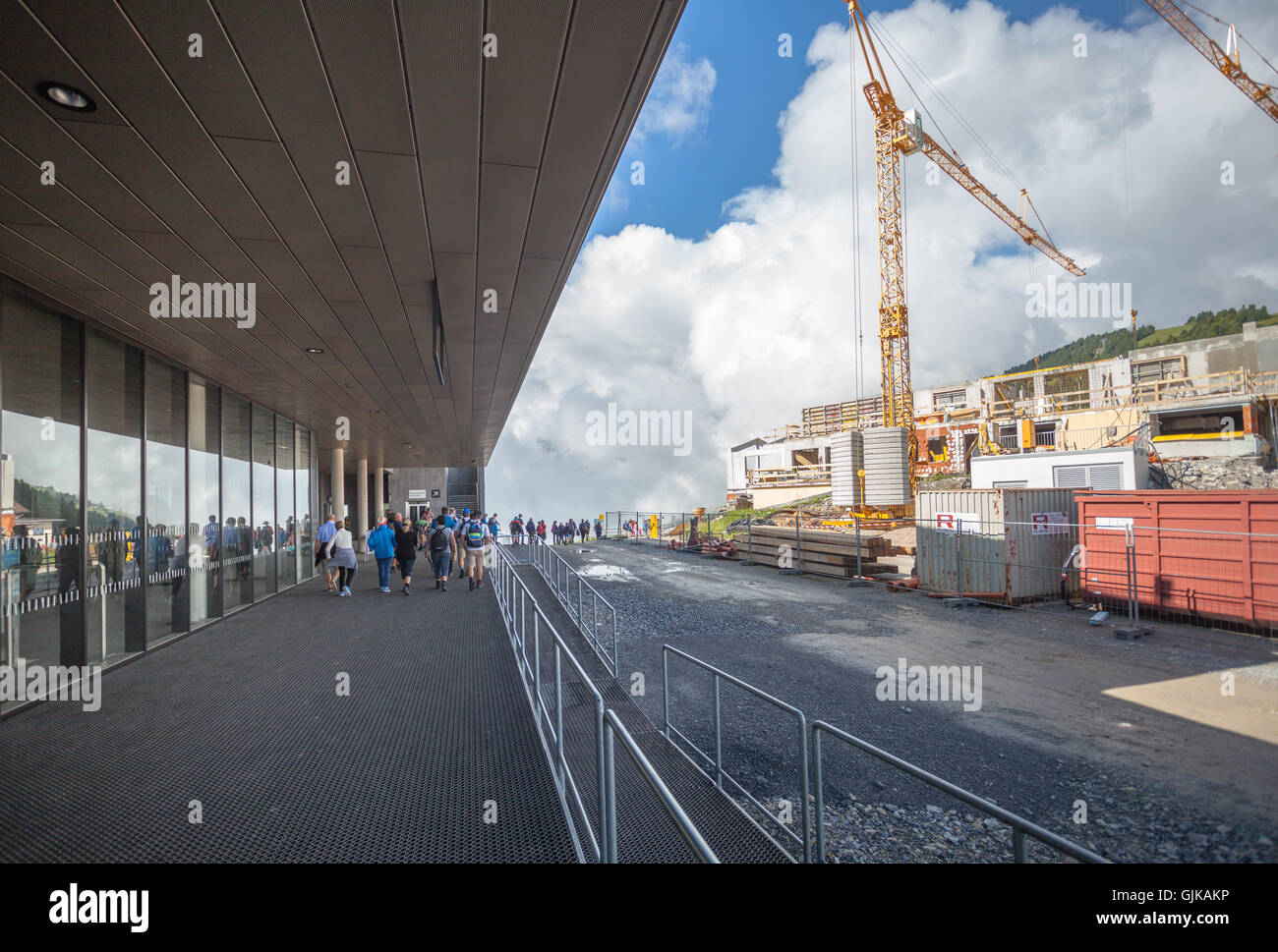 Building machines on a construction site Stock Photo - Alamy