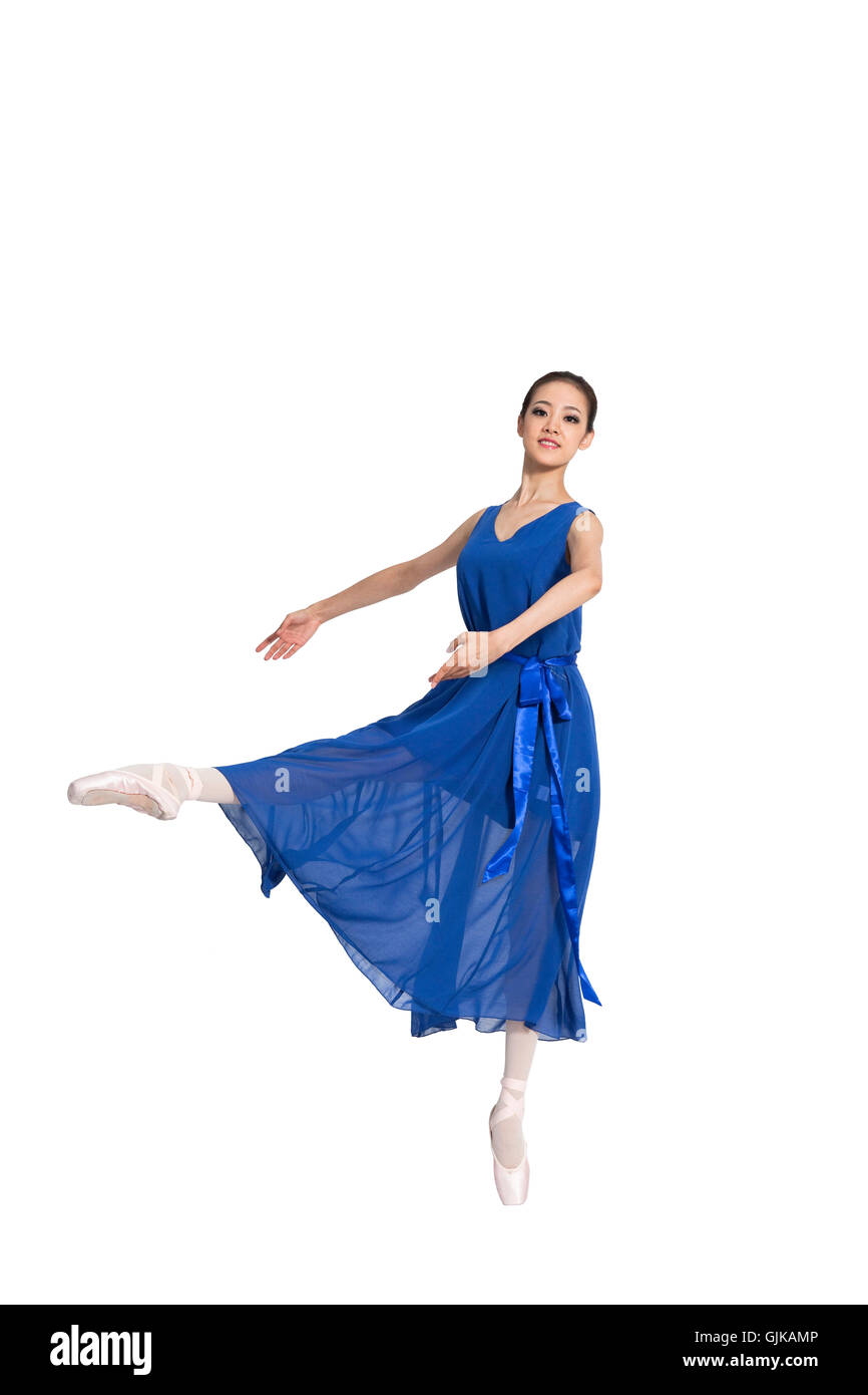 Ballet studio shot woman Stock Photo - Alamy