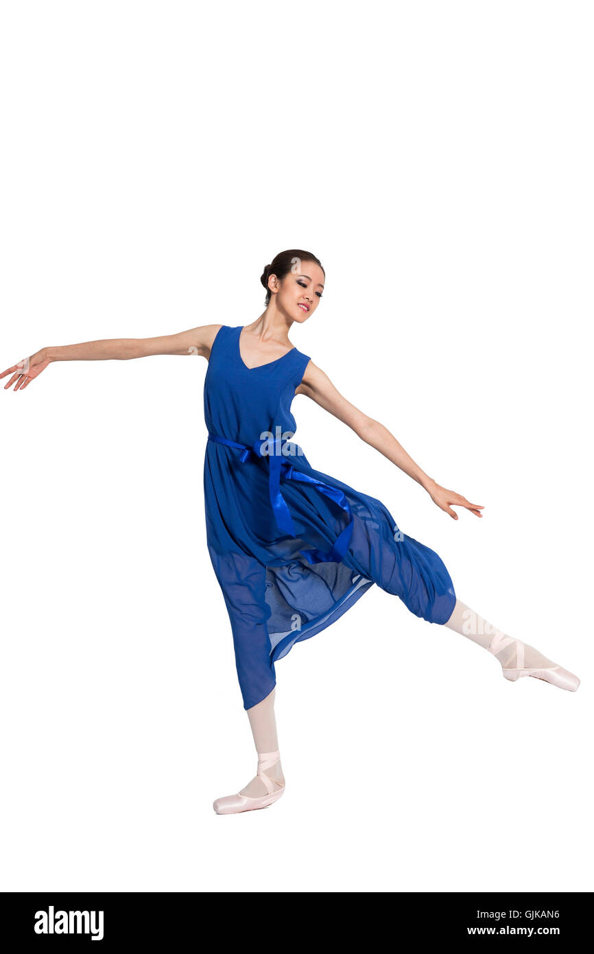 Ballet studio shot woman Stock Photo - Alamy