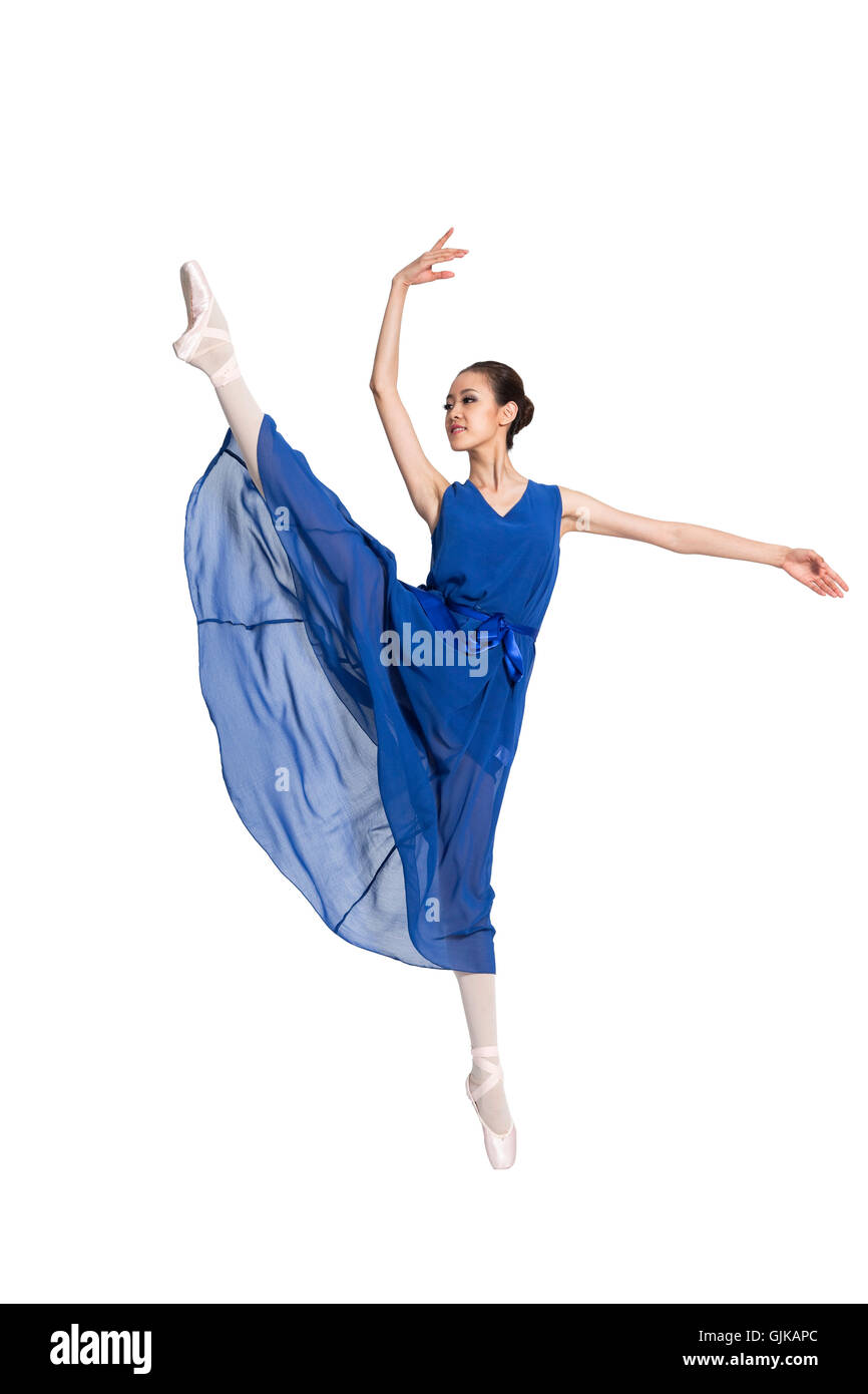 Ballet studio shot woman Stock Photo - Alamy