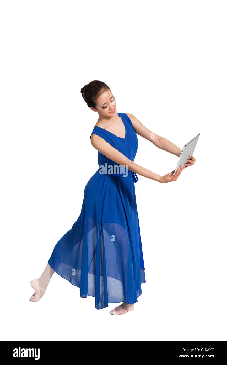 Ballet studio shot woman Stock Photo - Alamy
