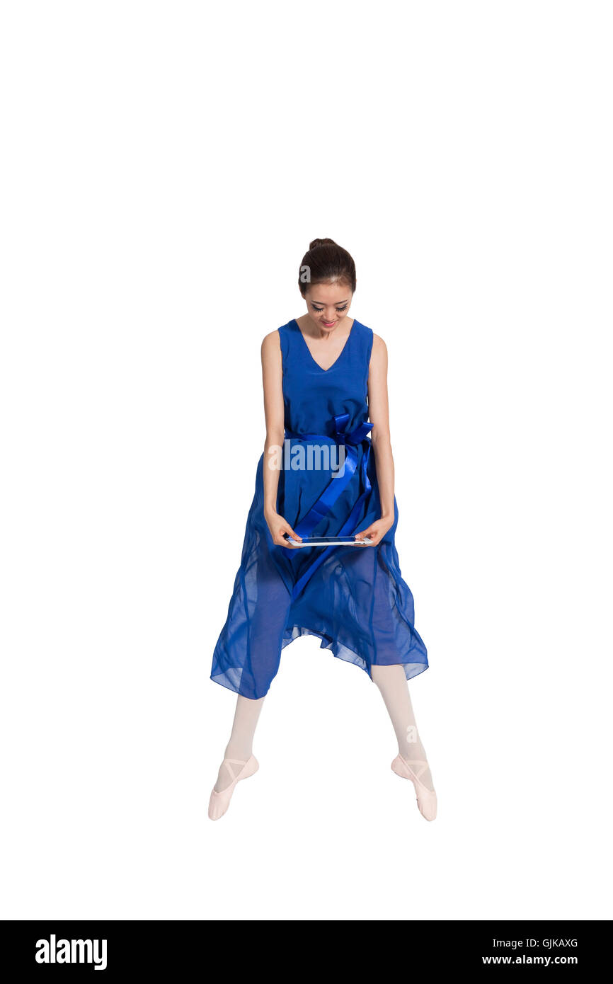 Ballet studio shot woman Stock Photo - Alamy