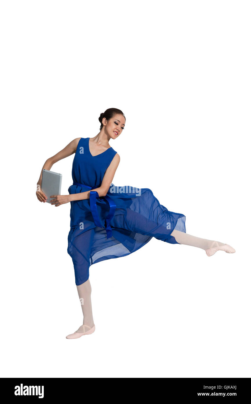 Ballet studio shot woman Stock Photo - Alamy