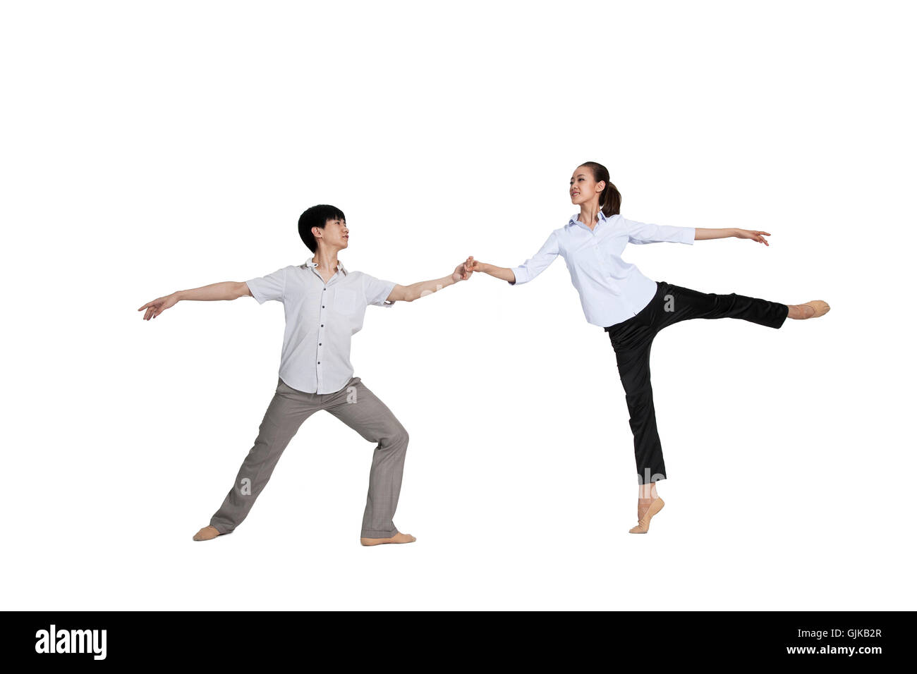 Double ballet studio shot hi-res stock photography and images - Alamy