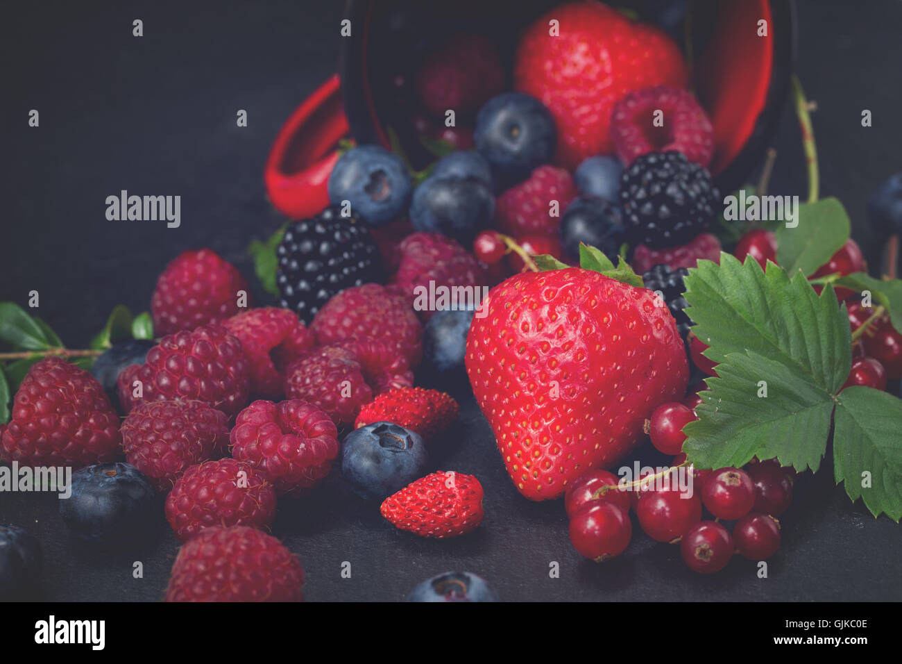 set of fresh berries Stock Photo - Alamy