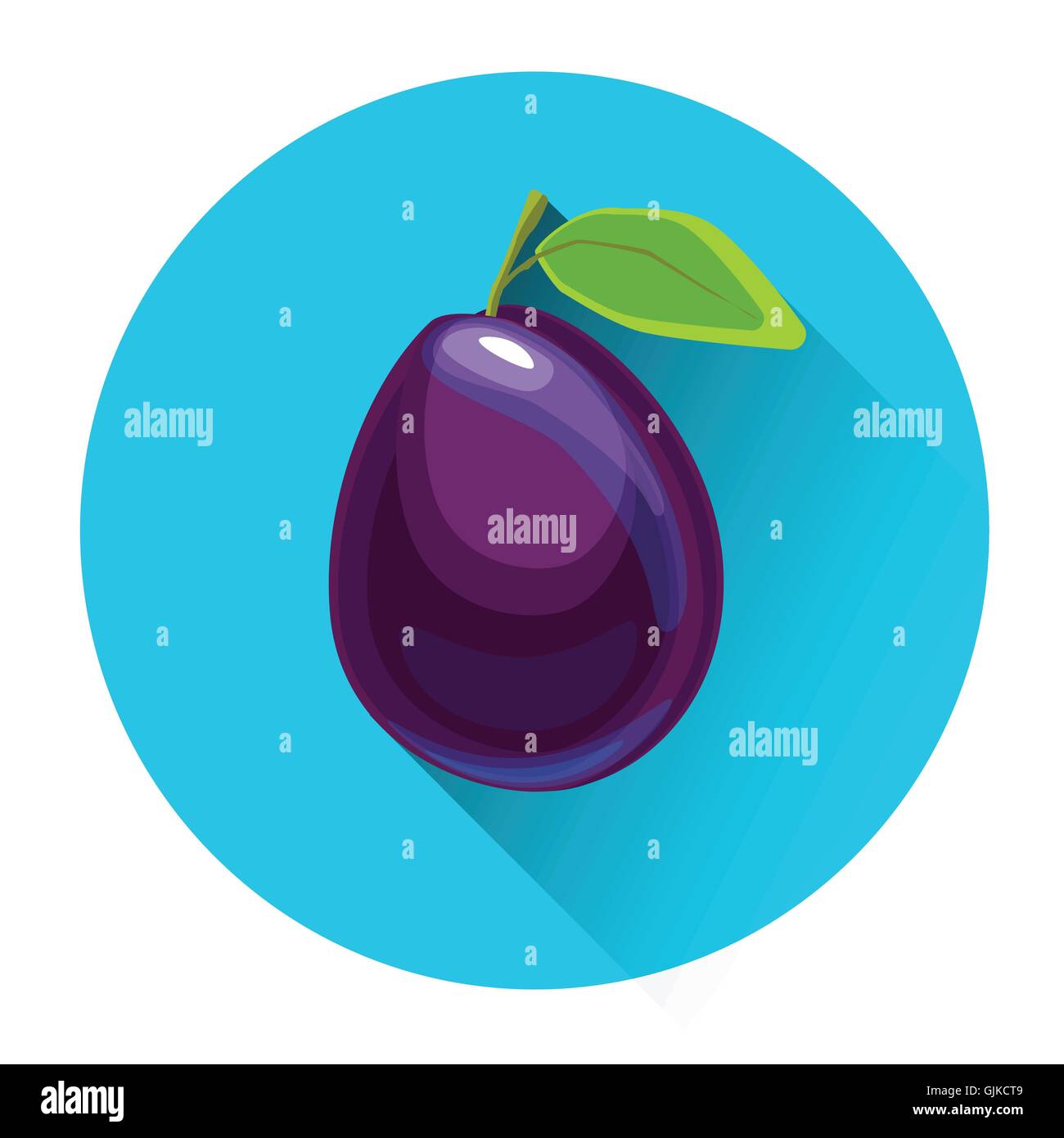 Plum ecology Stock Vector Images - Alamy