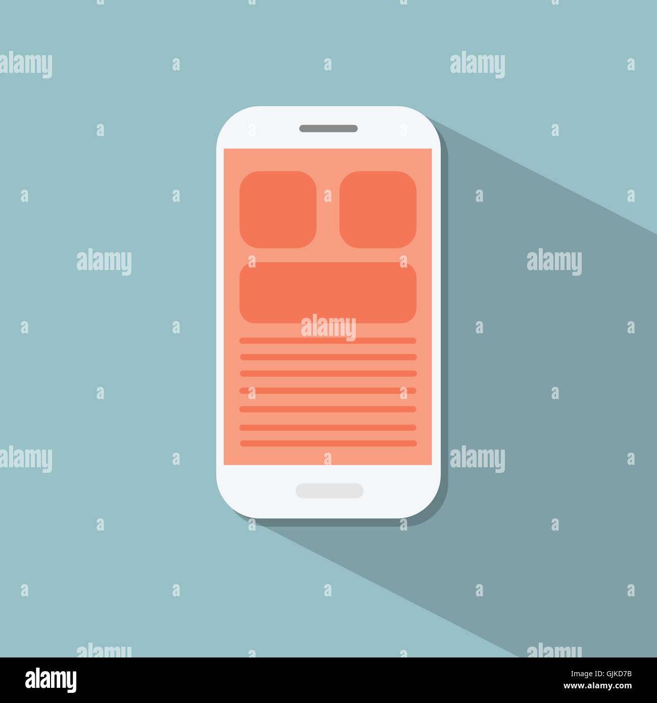 Cell Smart Phone Icon Stock Vector Image & Art - Alamy