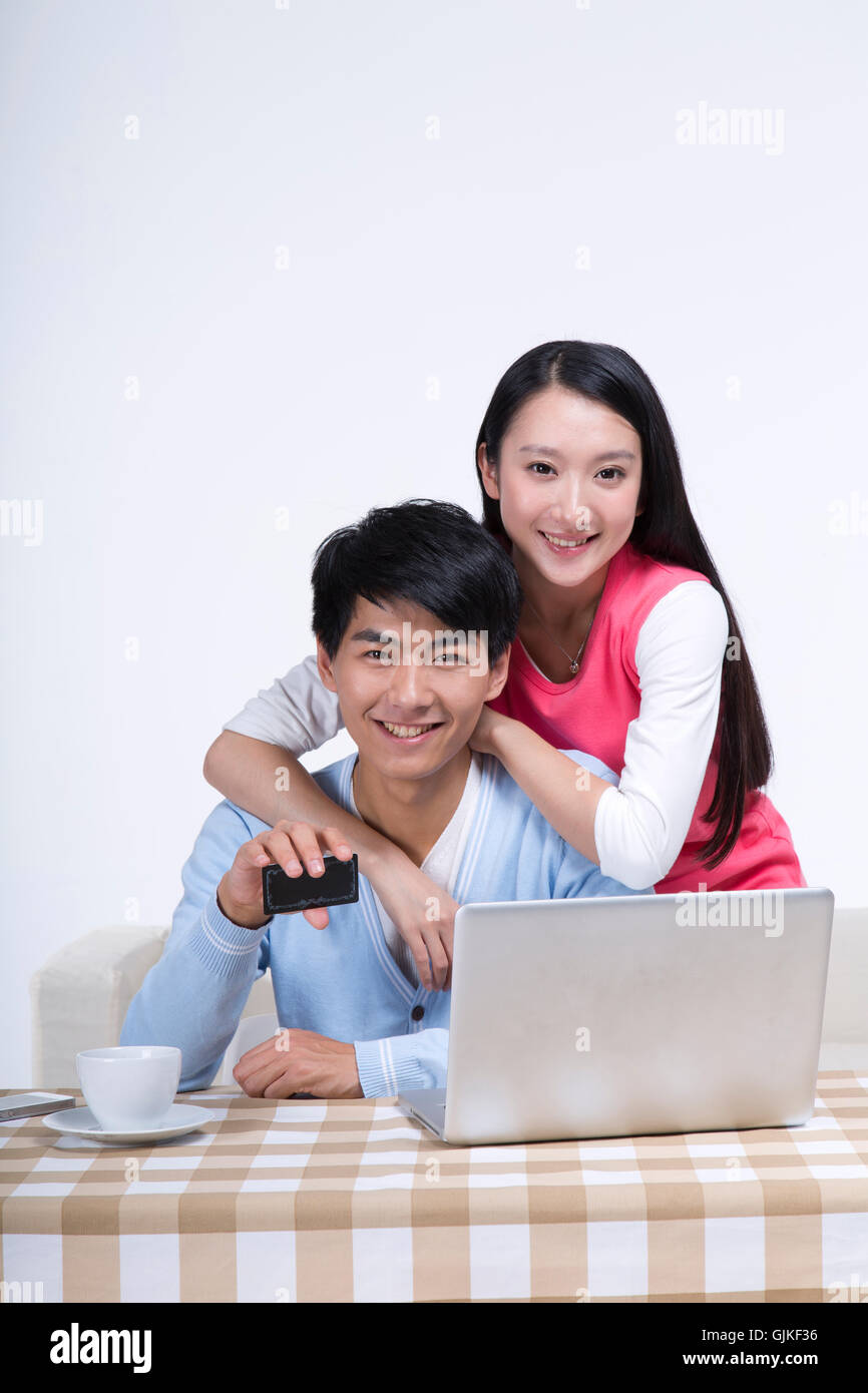 Studio shot young couples Stock Photo - Alamy