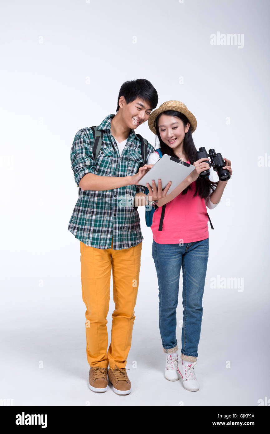 Studio shot young couples Stock Photo - Alamy