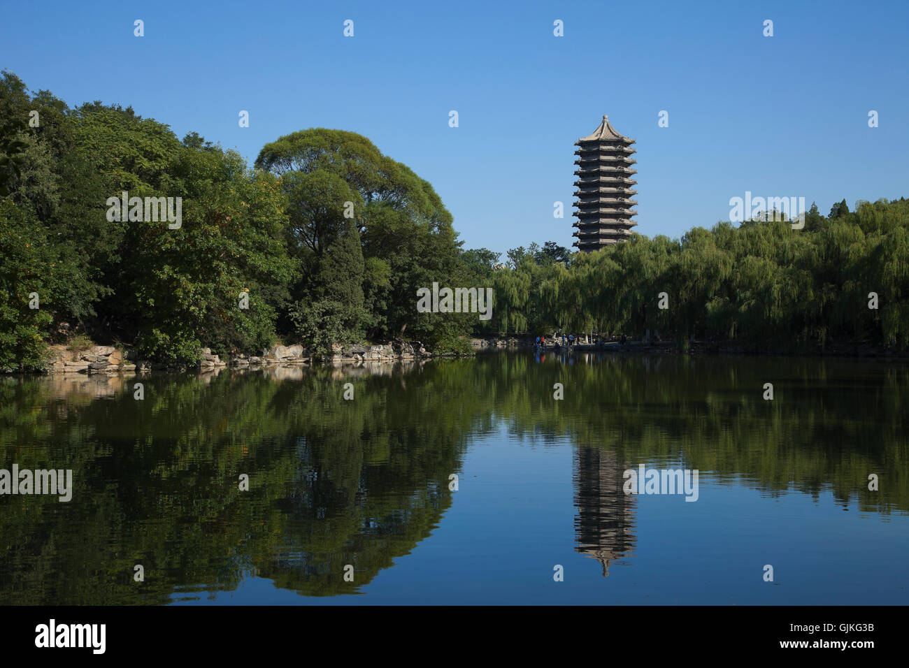 Beijing Haidian District, Beijing University Stock Photo - Alamy