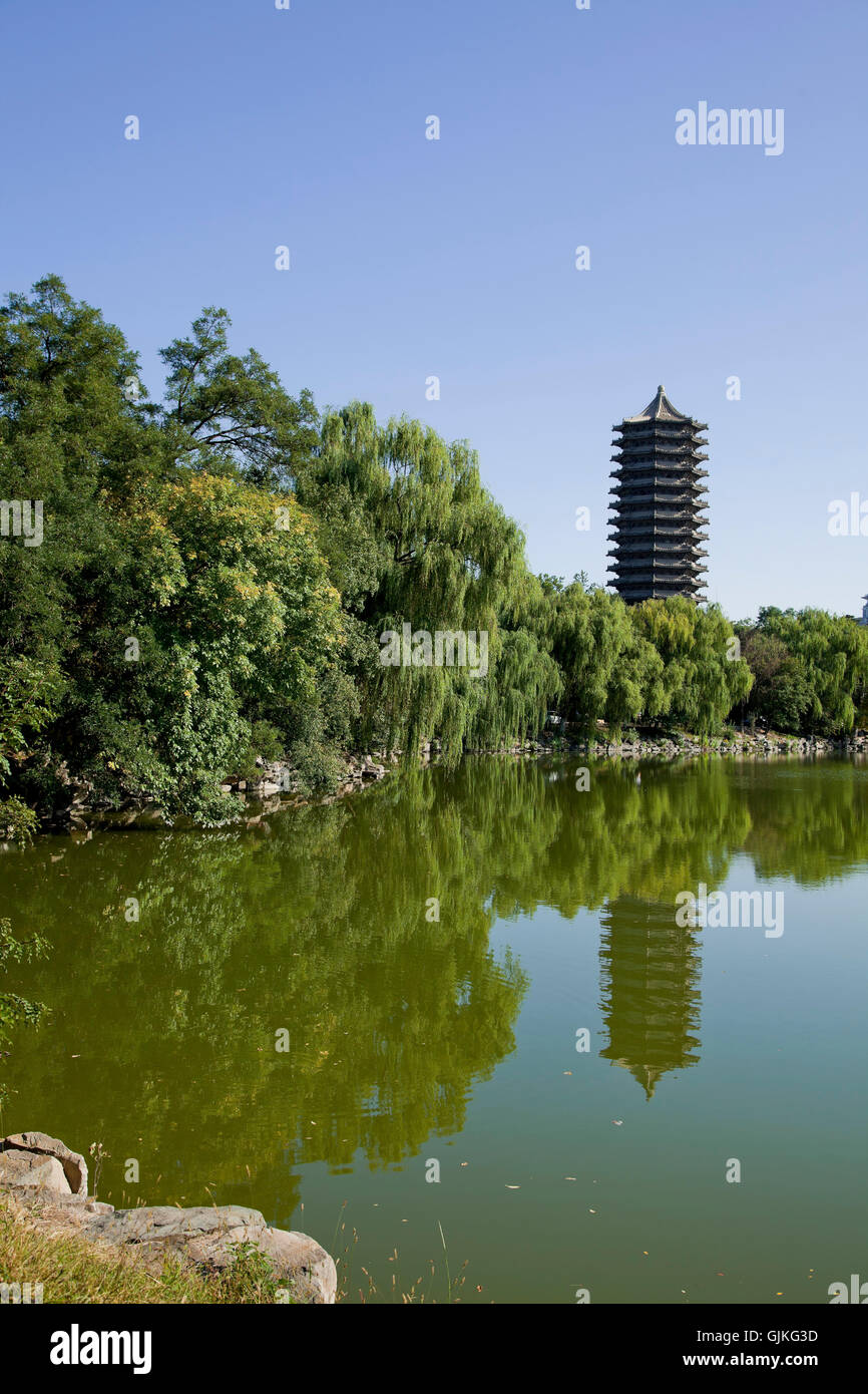 Beijing Haidian District, Beijing University Stock Photo - Alamy