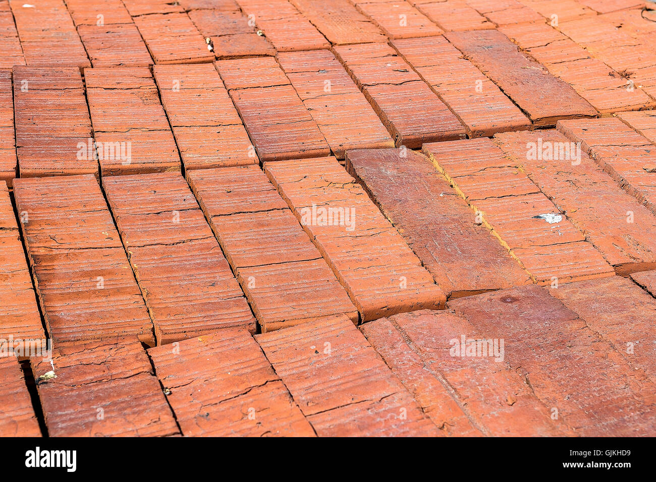 Pile of bricks Stock Photo - Alamy
