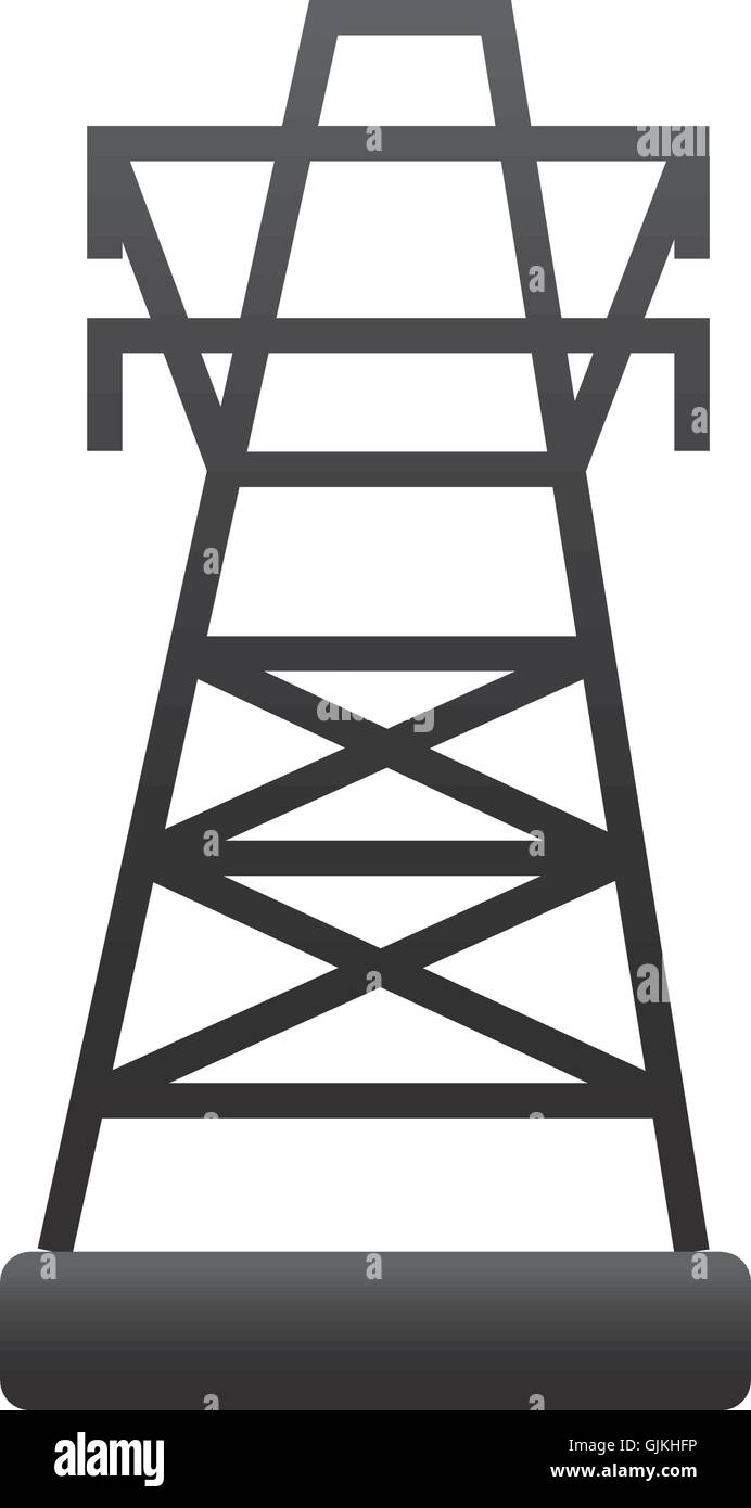 energy tower structure Stock Vector Image & Art - Alamy