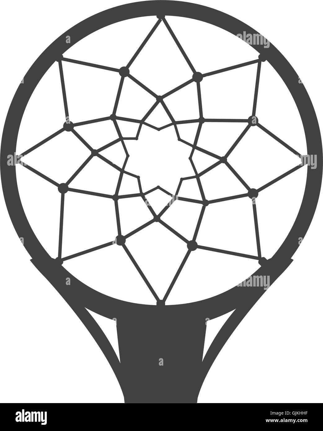 hoop net basketball Stock Vector Image & Art - Alamy