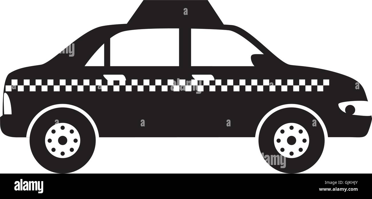 taxi cab car Stock Vector Image & Art - Alamy