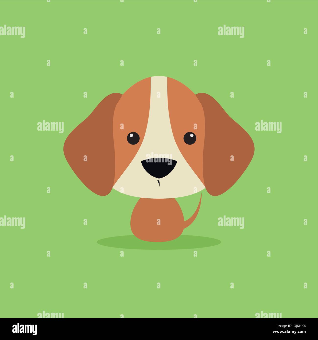 Cute Cartoon dog Stock Vector Image & Art - Alamy
