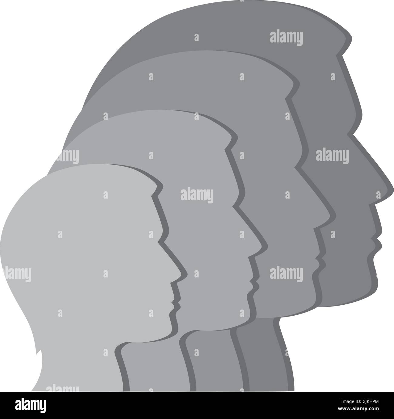 profile person side Stock Vector Image & Art - Alamy