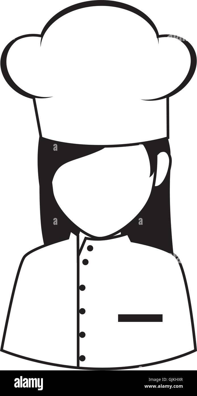 Chef Hat Uniform Women Stock Vector Image And Art Alamy
