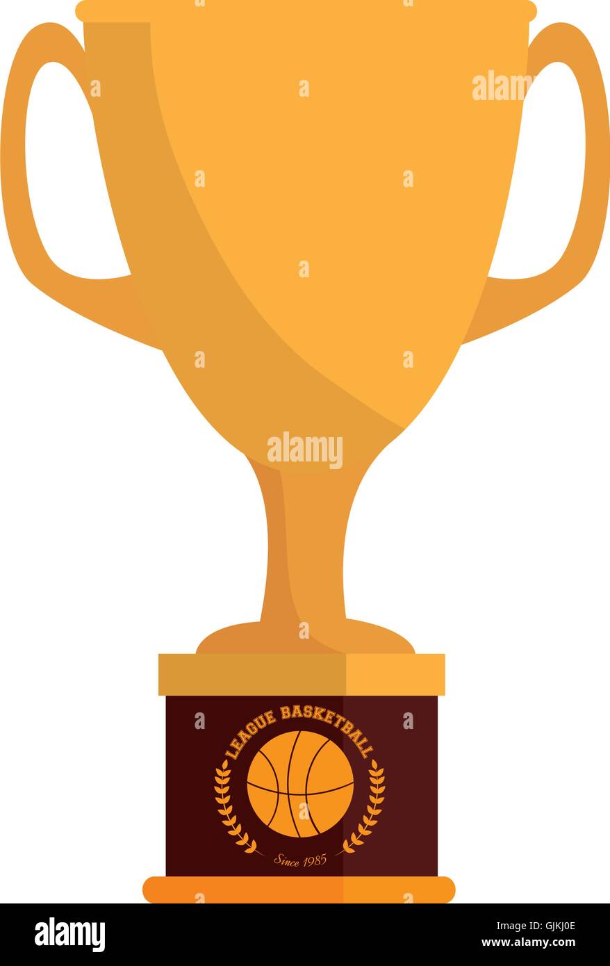 basketball trophy cup Stock Vector Image & Art - Alamy