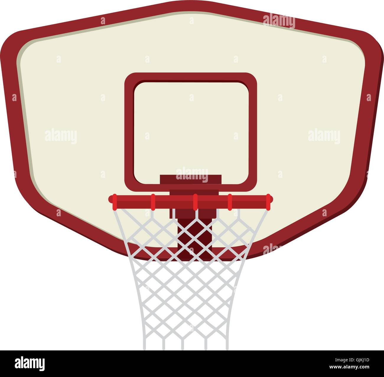 hoop net basketball Stock Vector Image & Art - Alamy