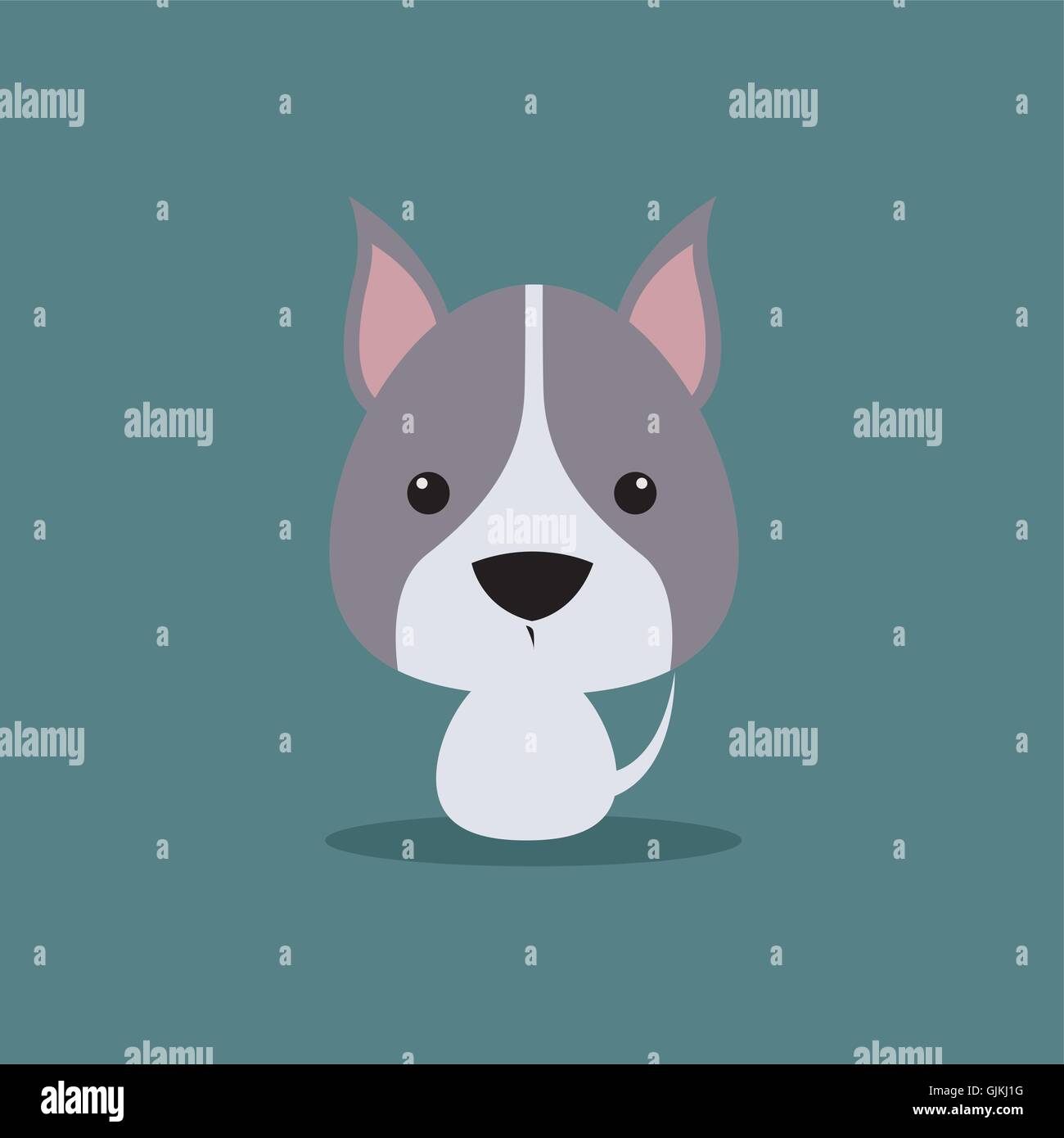 Cute Cartoon dog Stock Vector Image & Art - Alamy