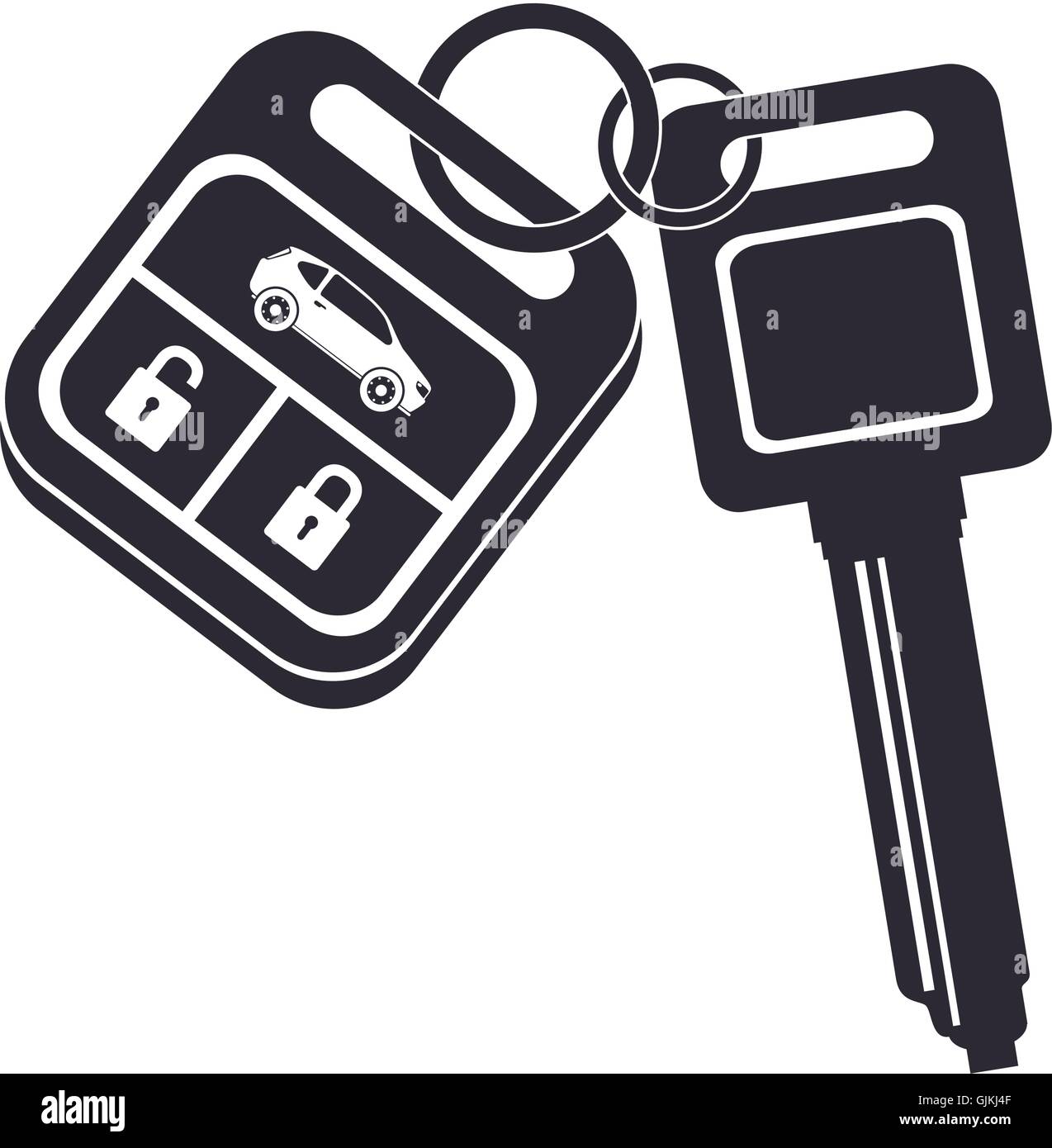 car key security control Stock Vector Image & Art - Alamy
