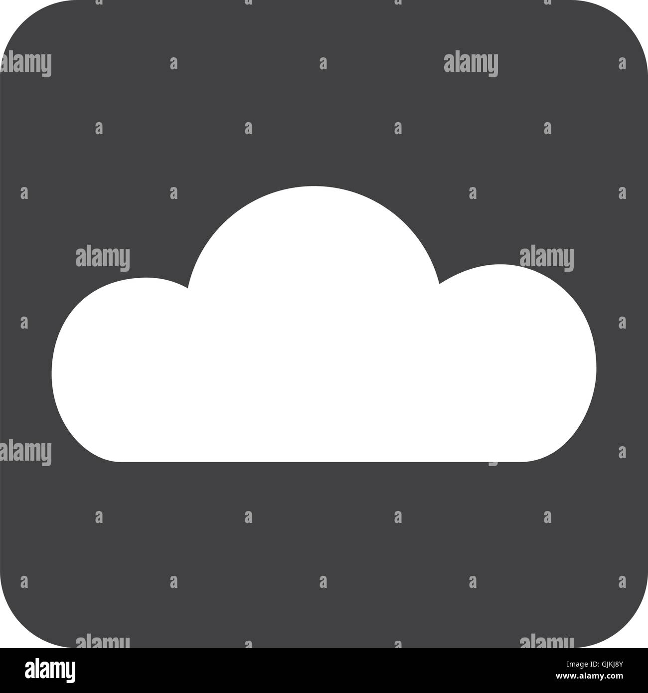 cloud computing silhouette icon Stock Vector Image & Art - Alamy