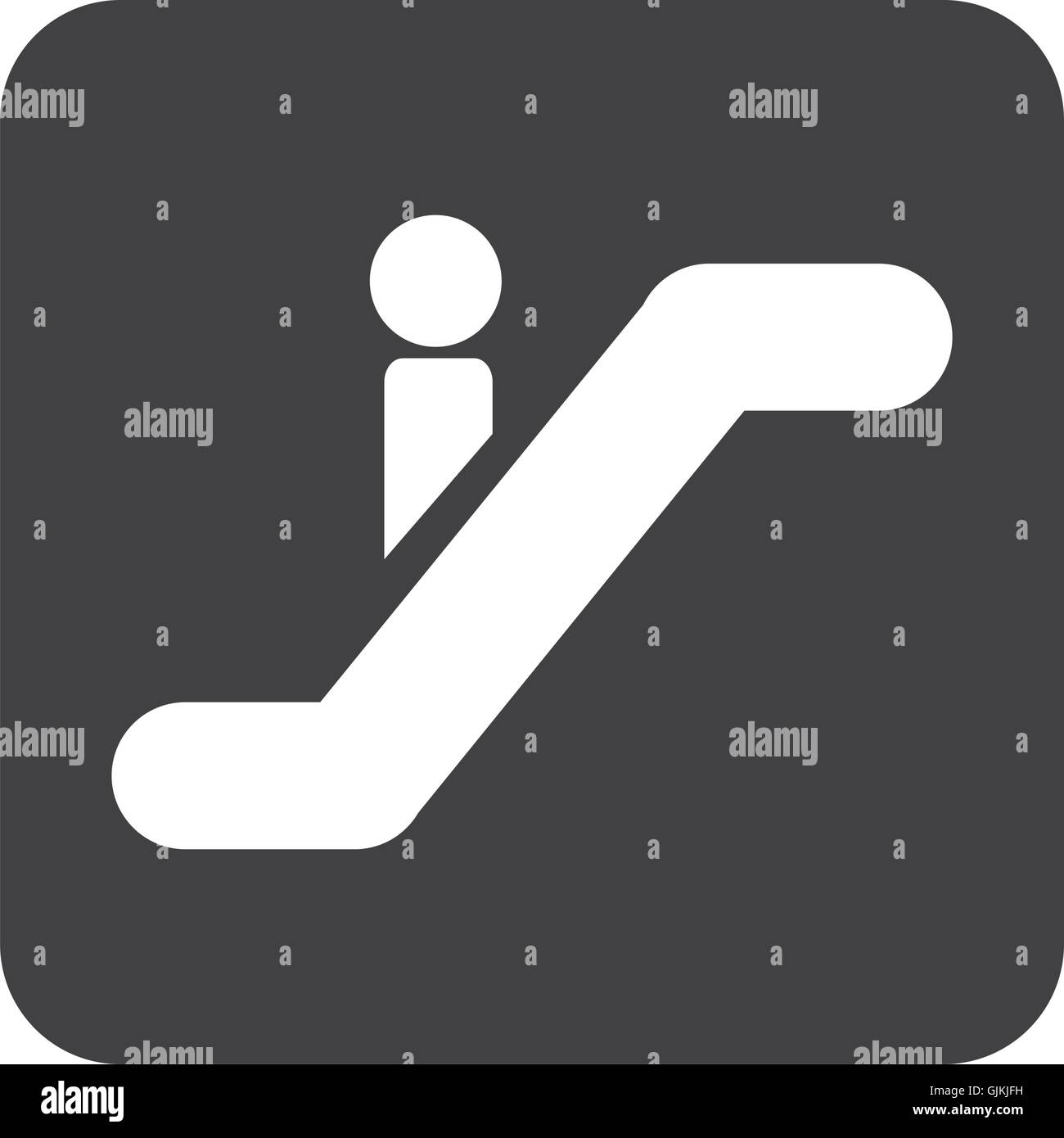 human stairs electric isolated icon Stock Vector Image & Art - Alamy
