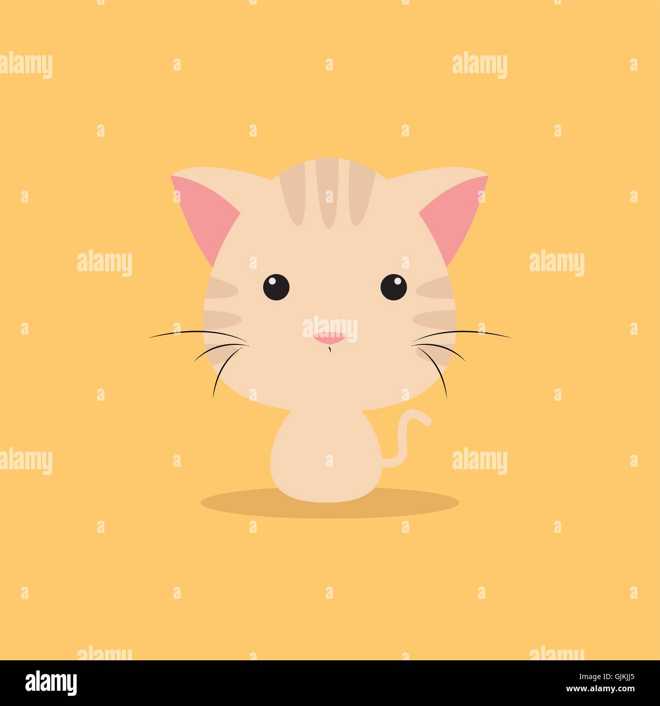 Cute Cartoon cat Stock Vector Image & Art - Alamy