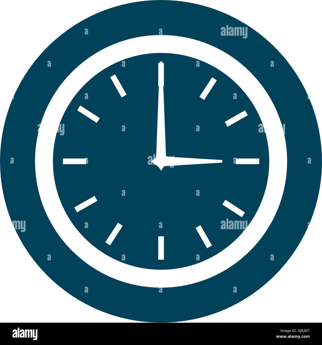 time clock watch icon Stock Vector Image & Art - Alamy