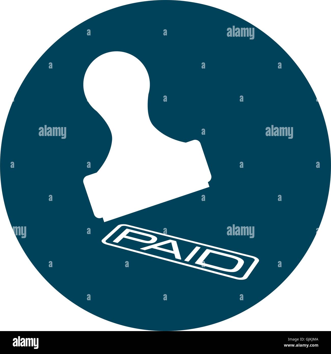 Paid stamp sign seal Stock Vector Images - Alamy