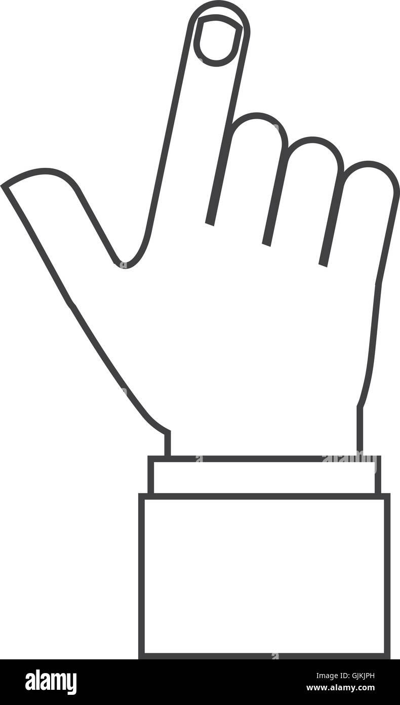 hands human touch isolated Stock Vector Image & Art - Alamy