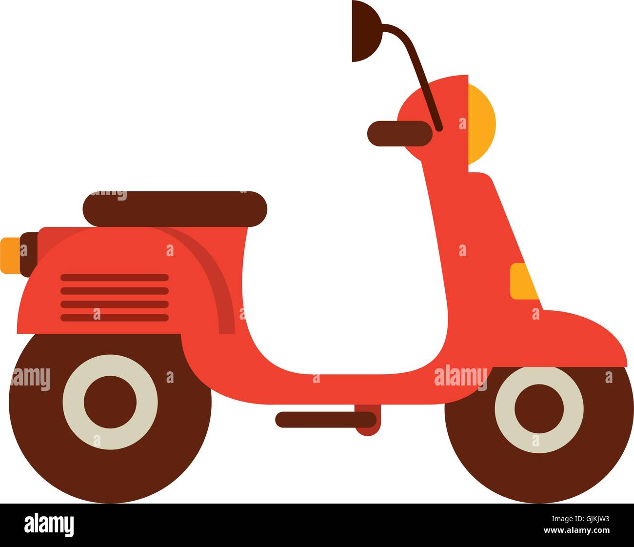 scooter motorcycle isolated icon Stock Vector Image & Art - Alamy