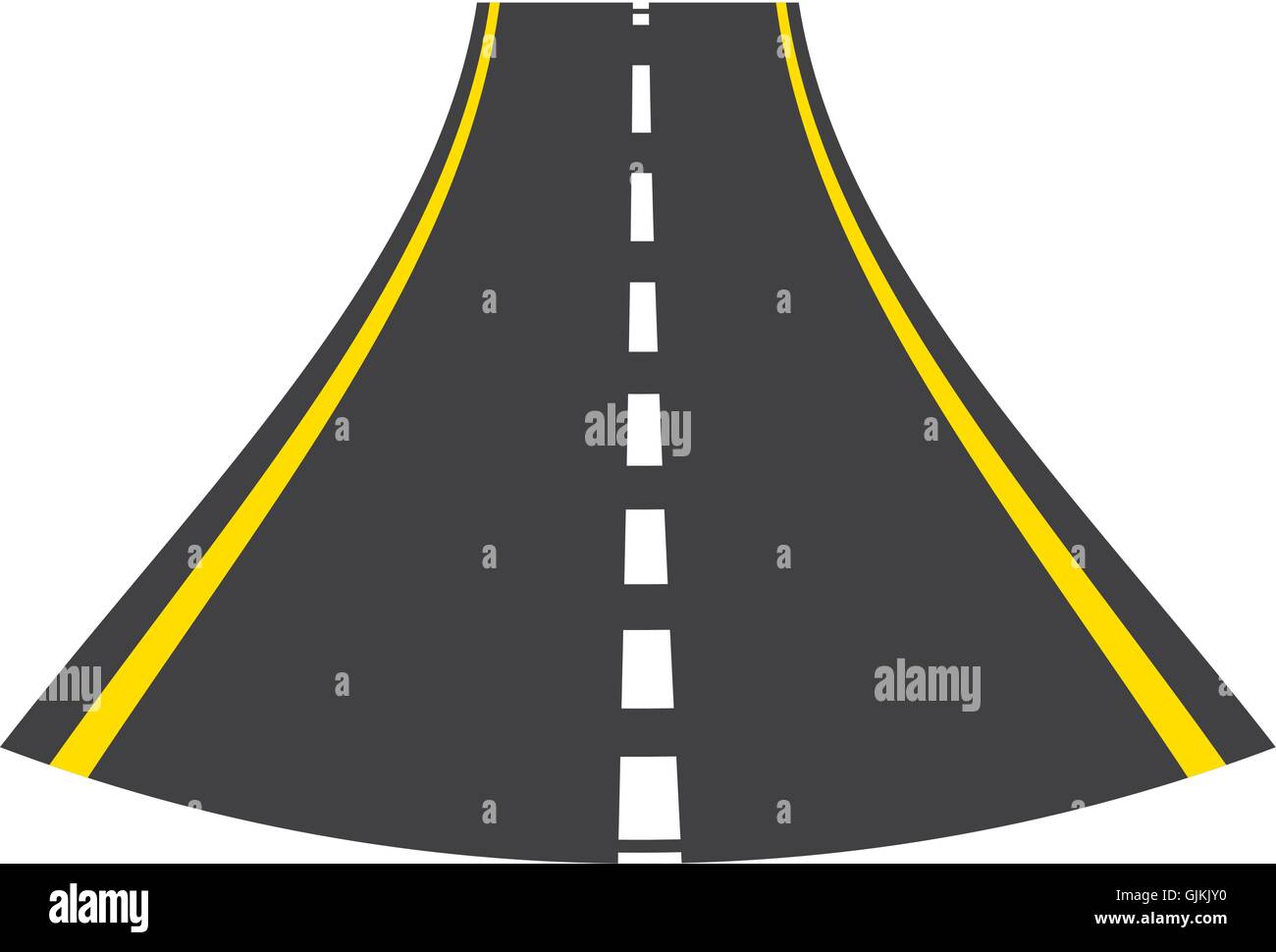 roadway landscape isolated icon Stock Vector Image & Art - Alamy