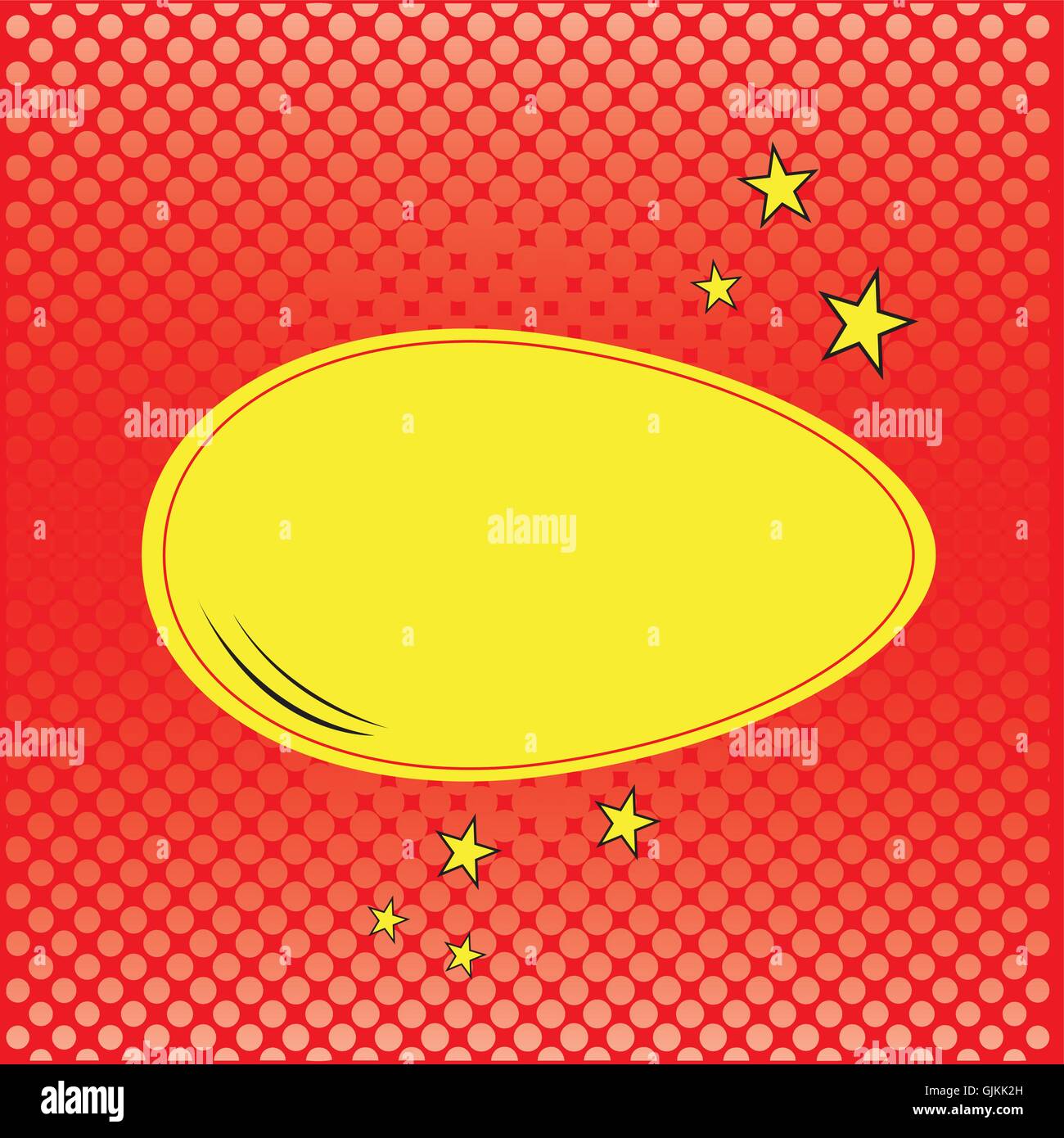 Isolated comic speech bubble, Vector illustration Stock Vector Image ...