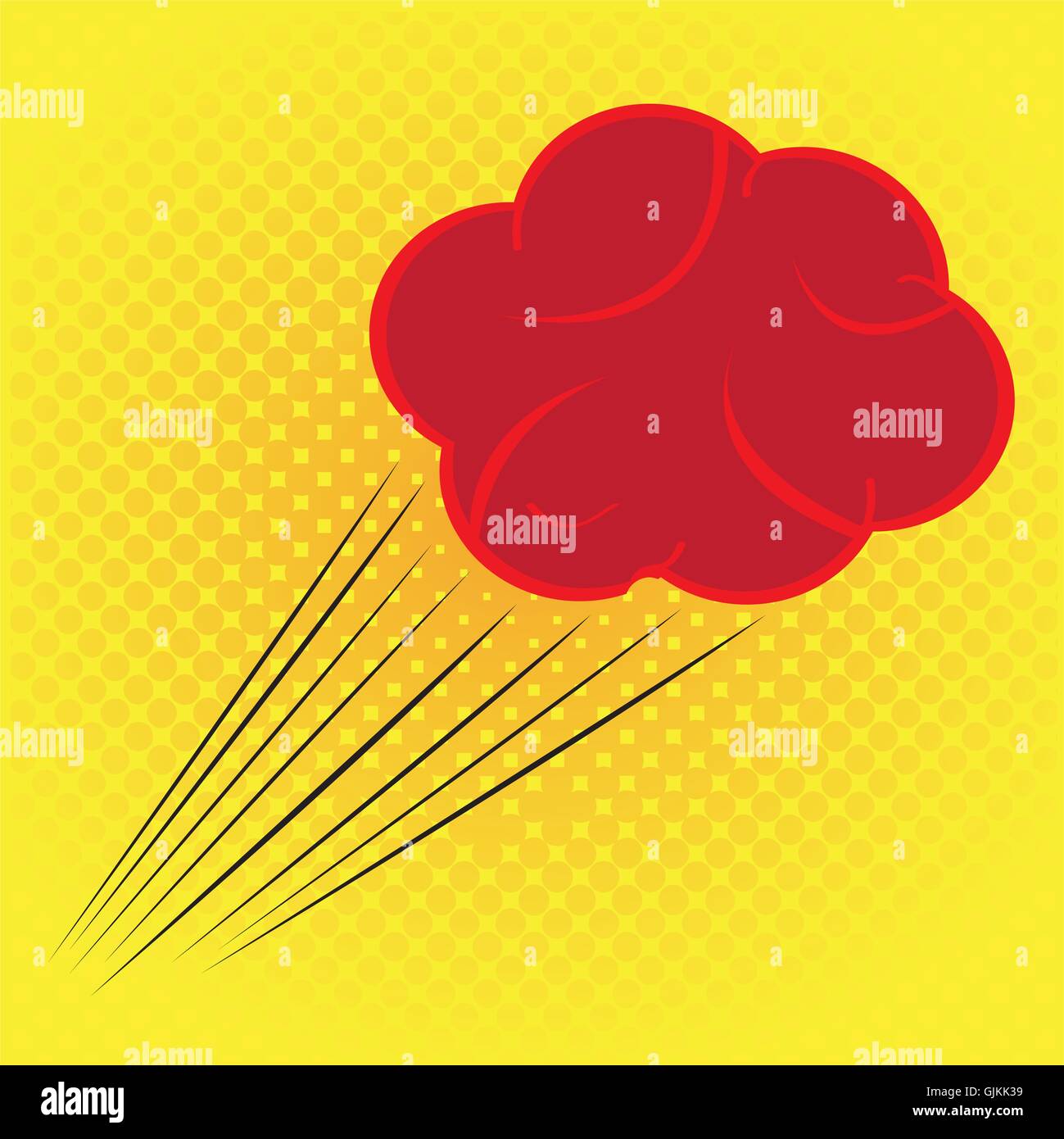 Isolated comic expression, Vector illustration Stock Vector Image & Art ...