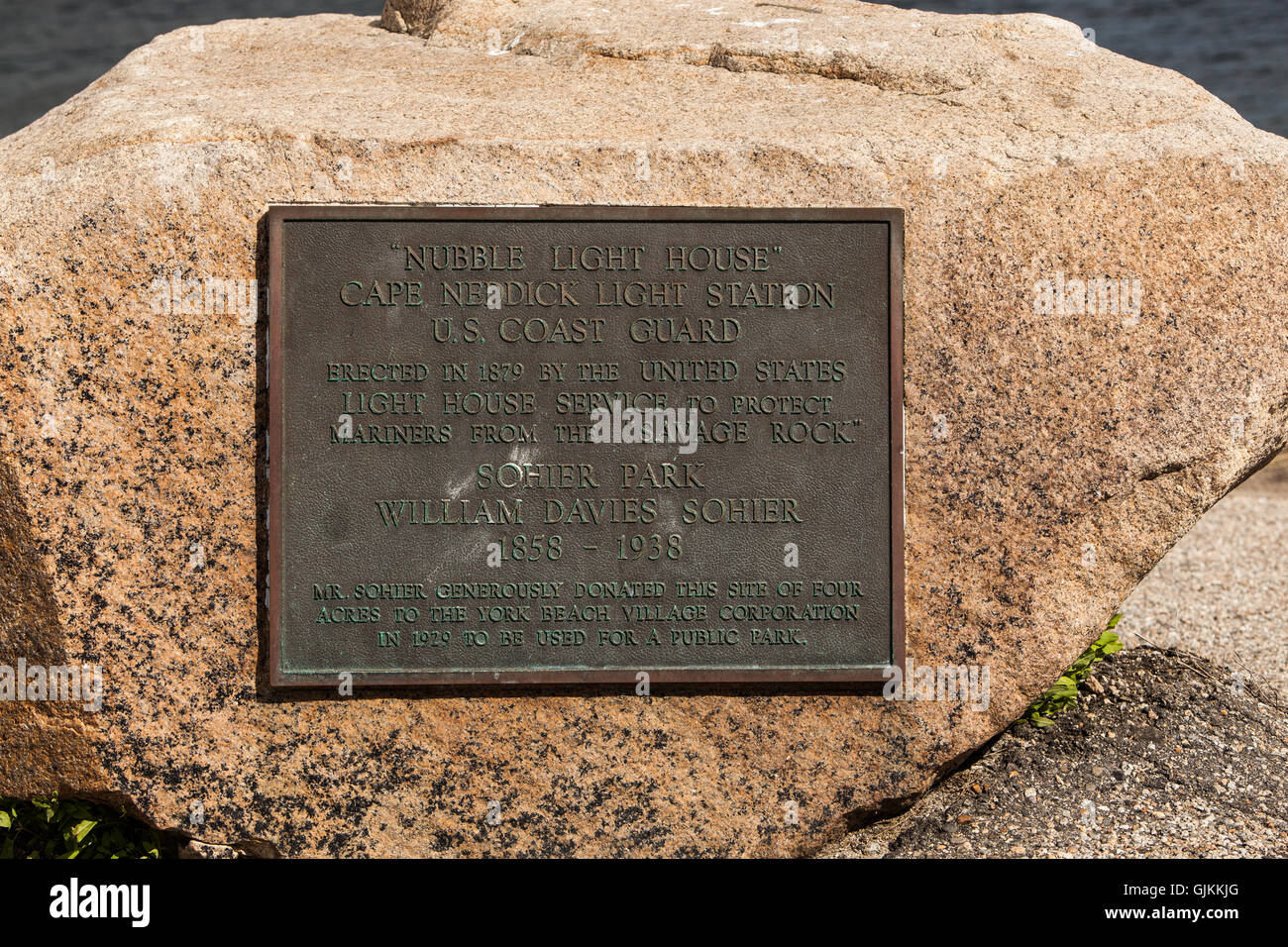 Sign for cape neddick hi-res stock photography and images - Alamy