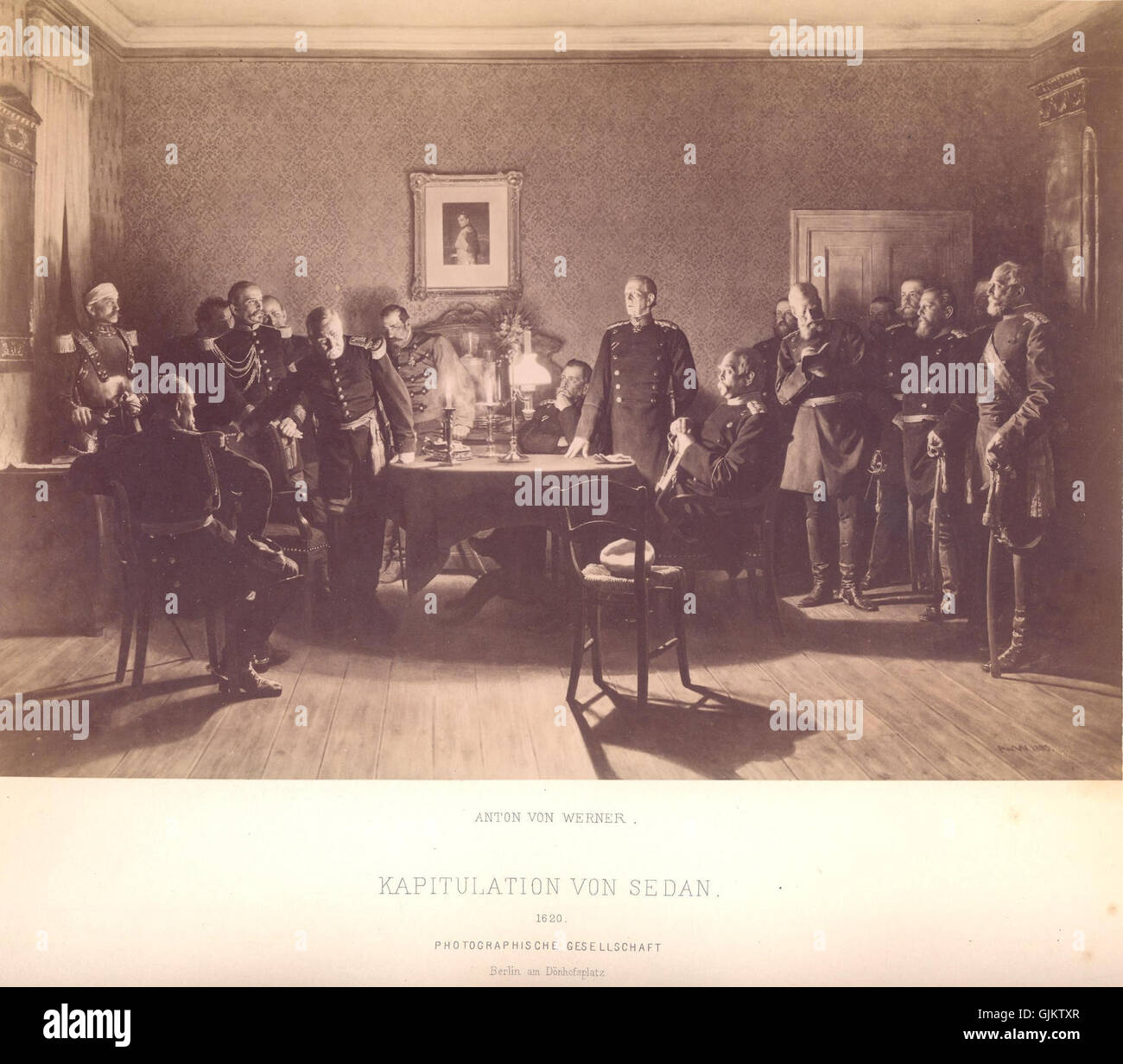 BASA 600K 1 1866 4 Kapitulation von Sedan Stock Photo - Alamy