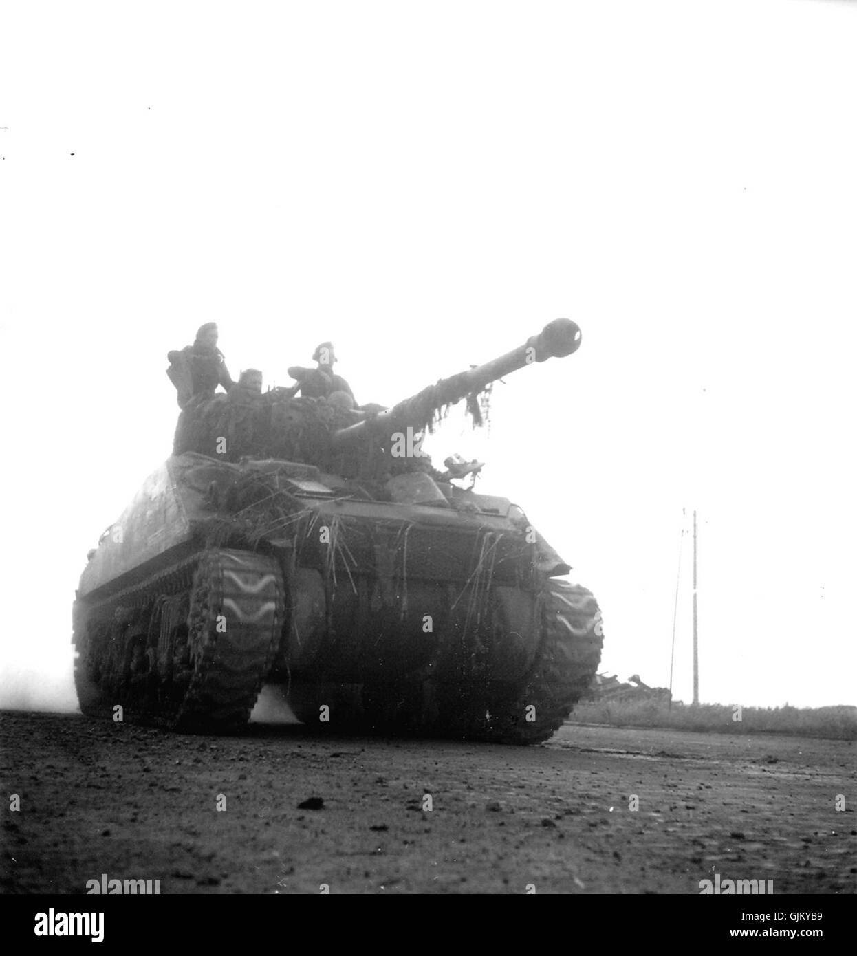 American m4 sherman tanks hi-res stock photography and images - Alamy