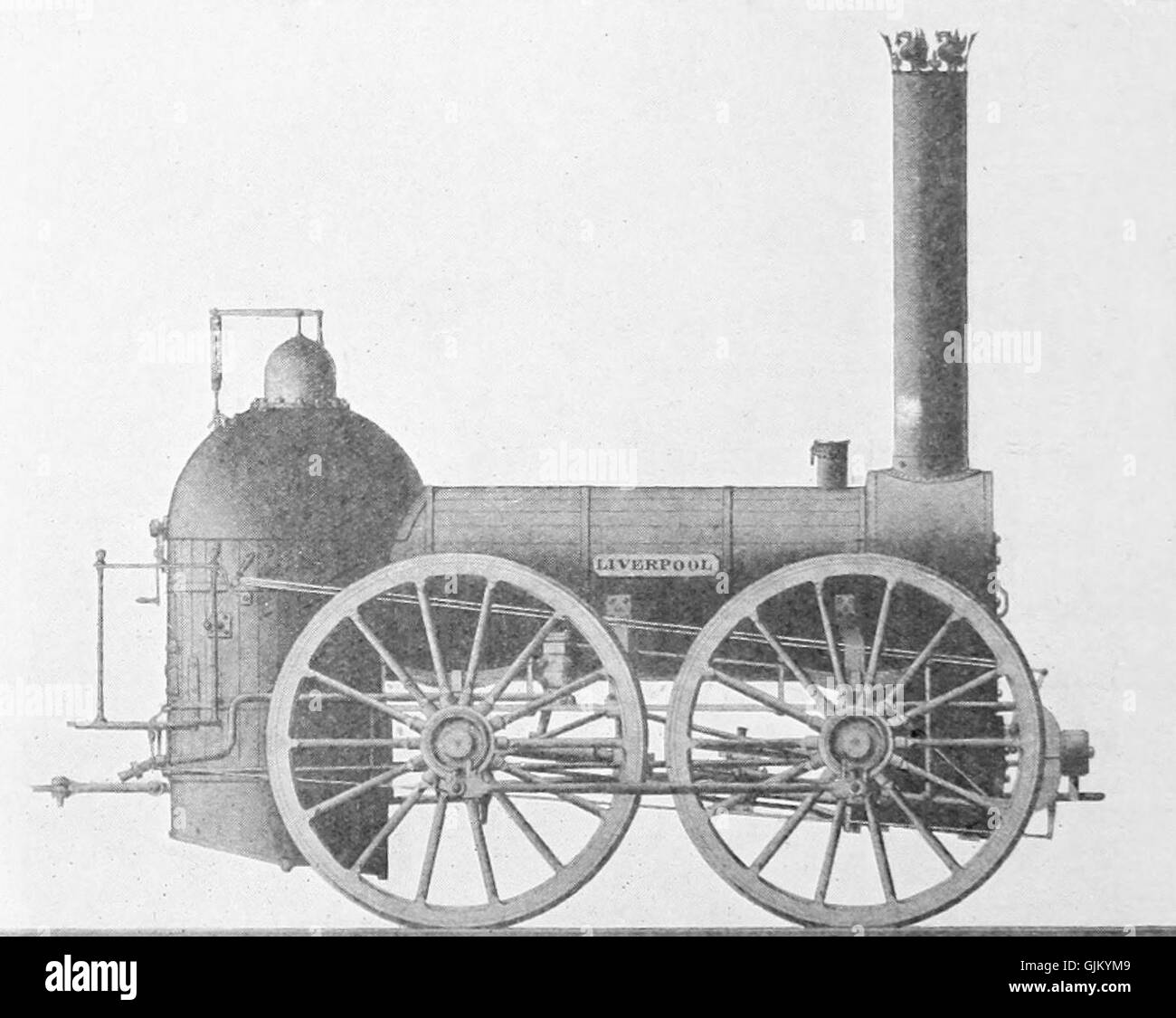 The Bury 0-4-0 'Liverpool' is a historical steam locomotive built in ...