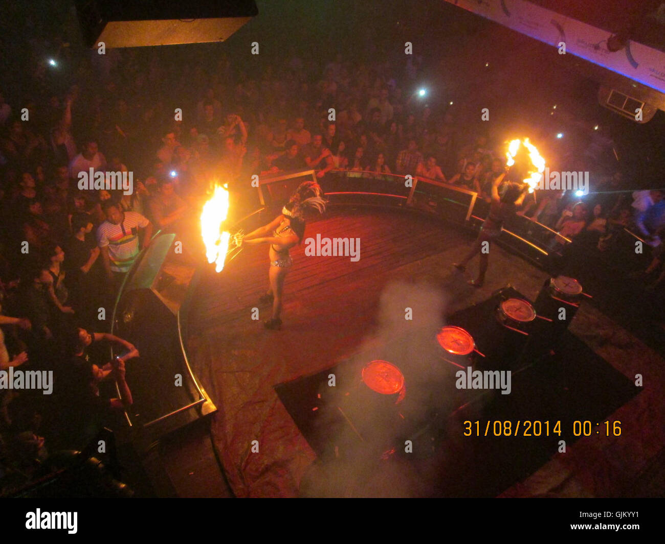 The 'Flame Show' at the Skydome nightclub in Bali refers to a special ...