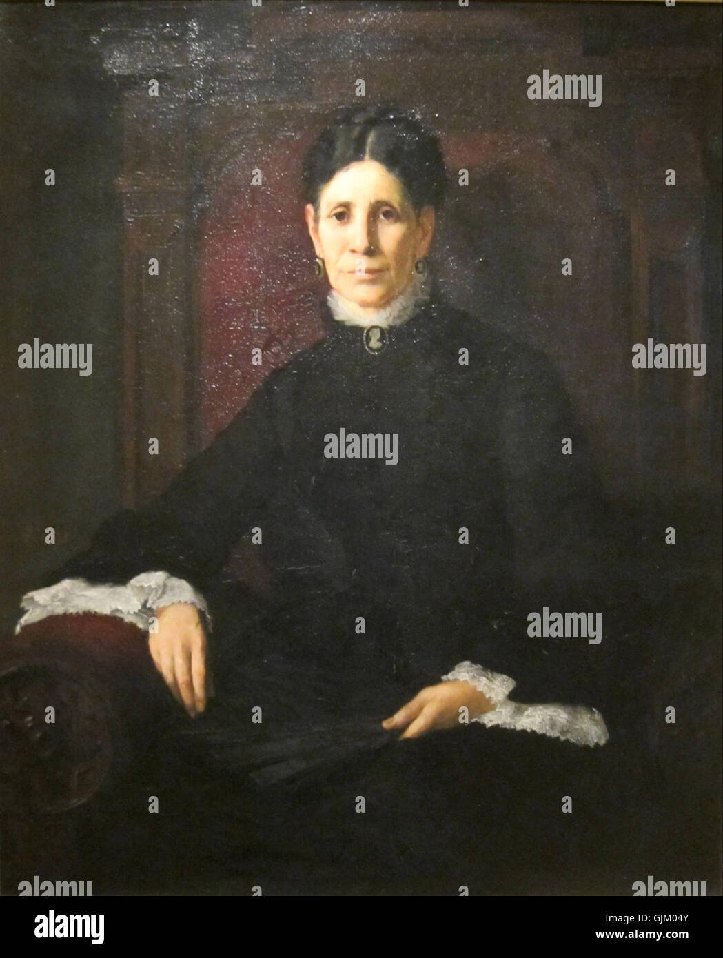 'Frances Schillinger Hinkle' is a portrait painting by American artist ...