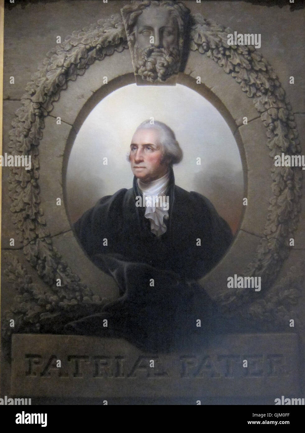 'George Washington, Patriae Pater' by Rembrandt Peale, c. 1824 Stock ...