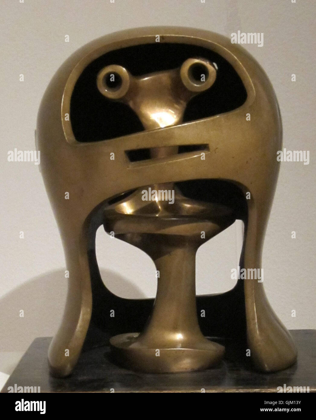 'Helmet Head No. 2' is a 1955 bronze sculpture by British artist Henry ...