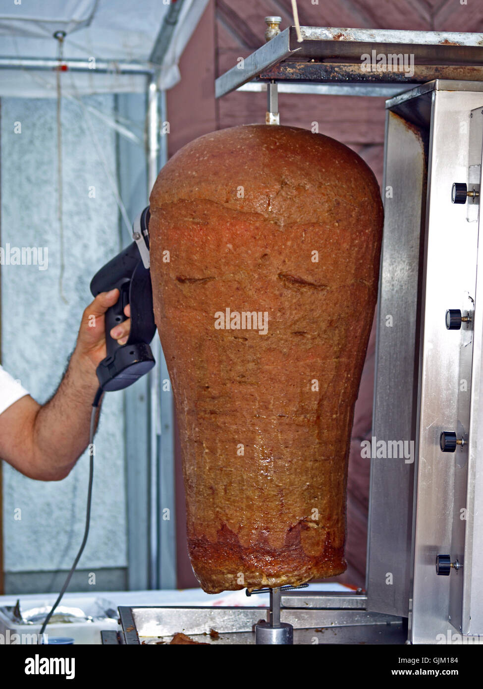 turkish skewer arm Stock Photo - Alamy