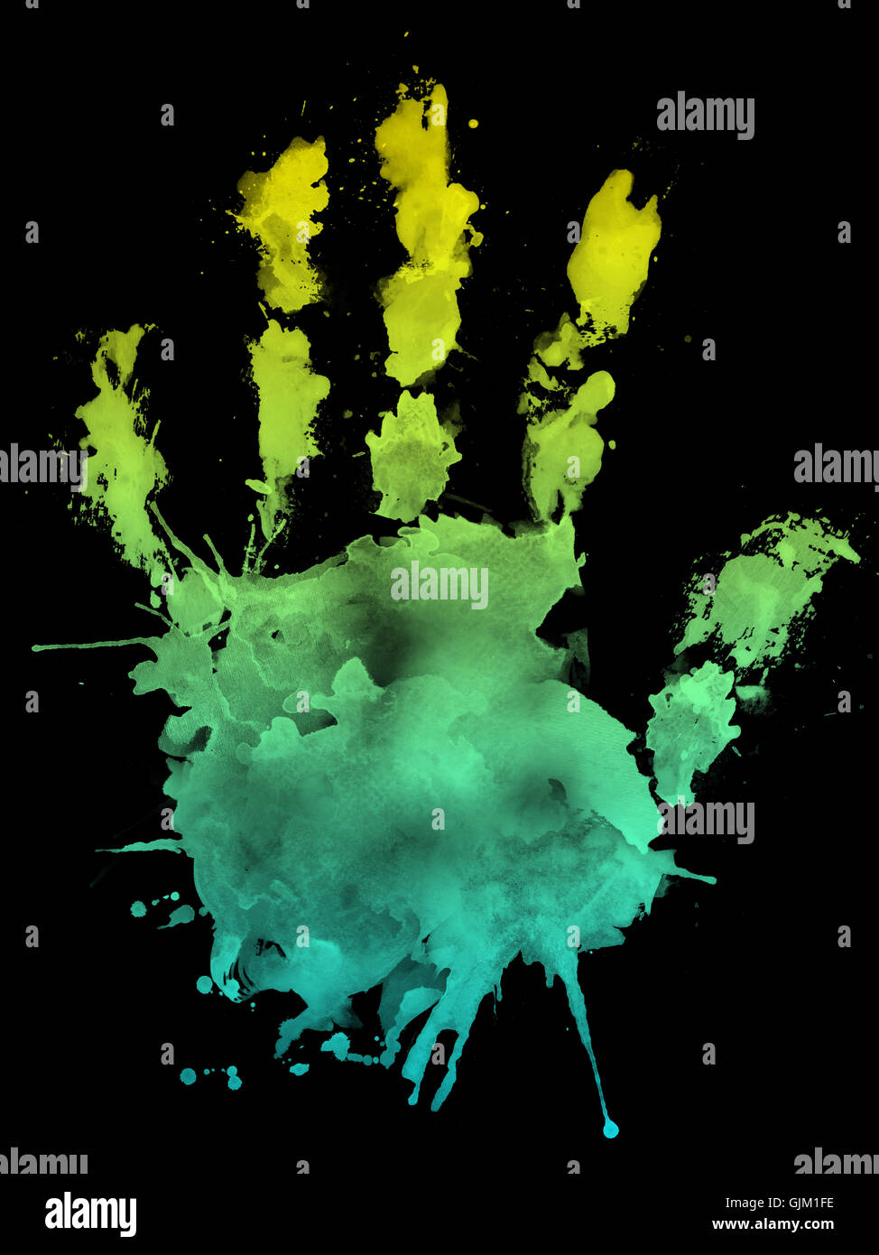 Palm of the hand print hi-res stock photography and images - Alamy