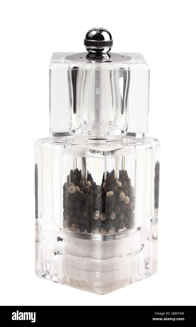 Glass pepper shaker Stock Photo - Alamy
