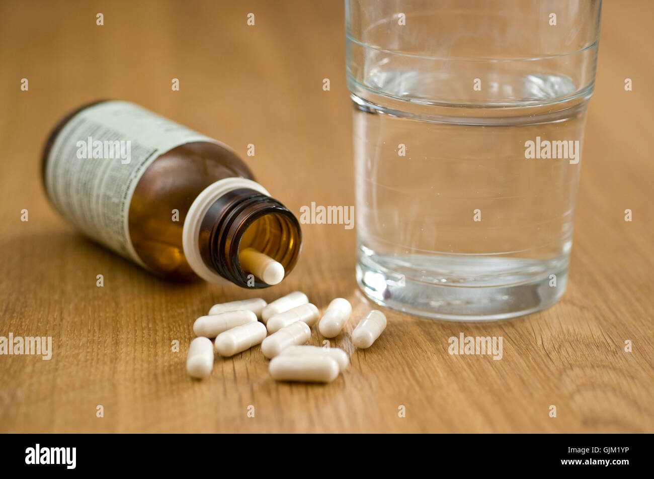 bottle homeopathy means Stock Photo - Alamy